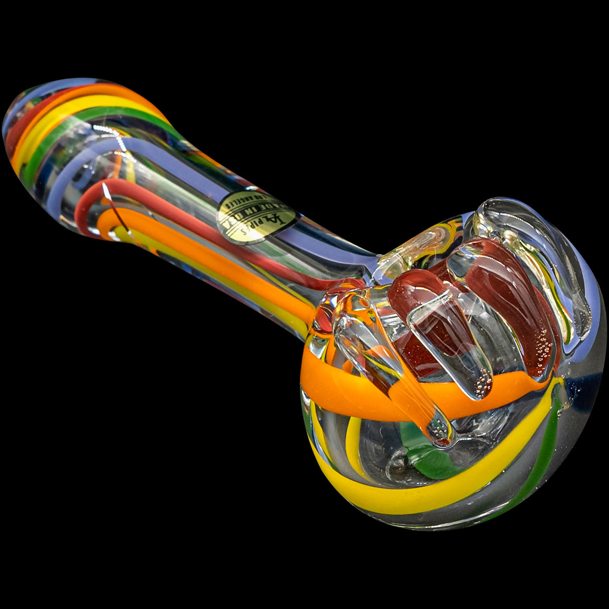 "Rainbow Ripper" Spoon Hand-Pipe – LA Pipes