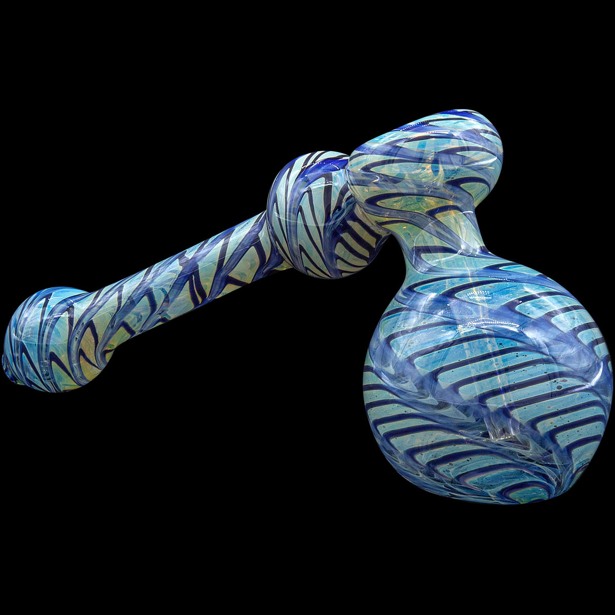 "Full Rake" Fumed Hammer Bubbler Pipe (Various Colors) – LA Pipes