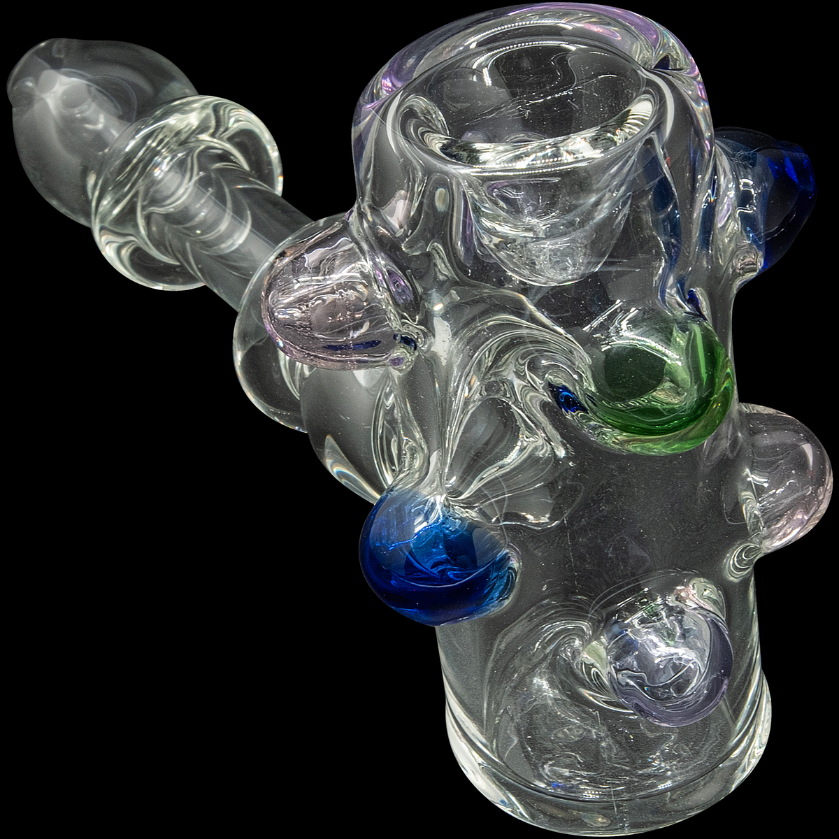 The "Wonka Will" Sitting Briar Glass Pipe – LA Pipes