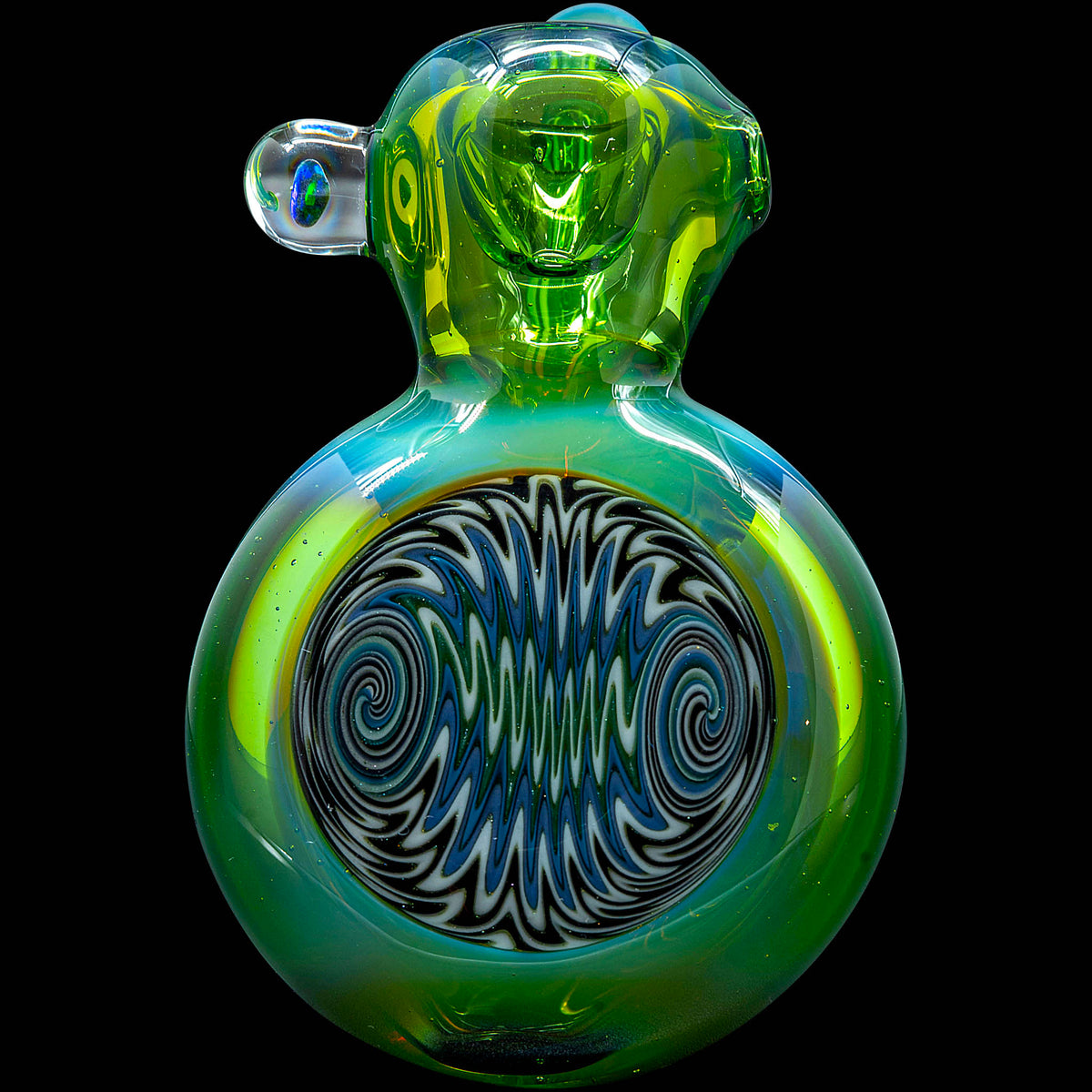 Kryptonite Green Wave Reversal Sherlock Glass Pipe by Chris Lezak – LA ...