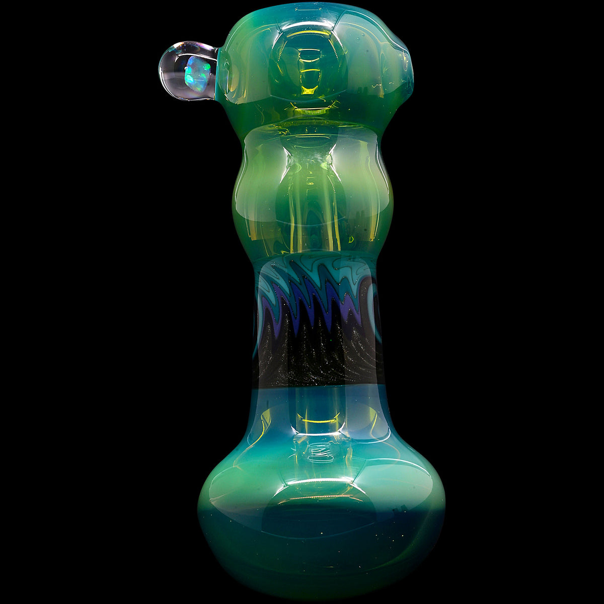 Kryptonite Glass Hammer Bubbler Pipe by Chris Lezak – LA Pipes