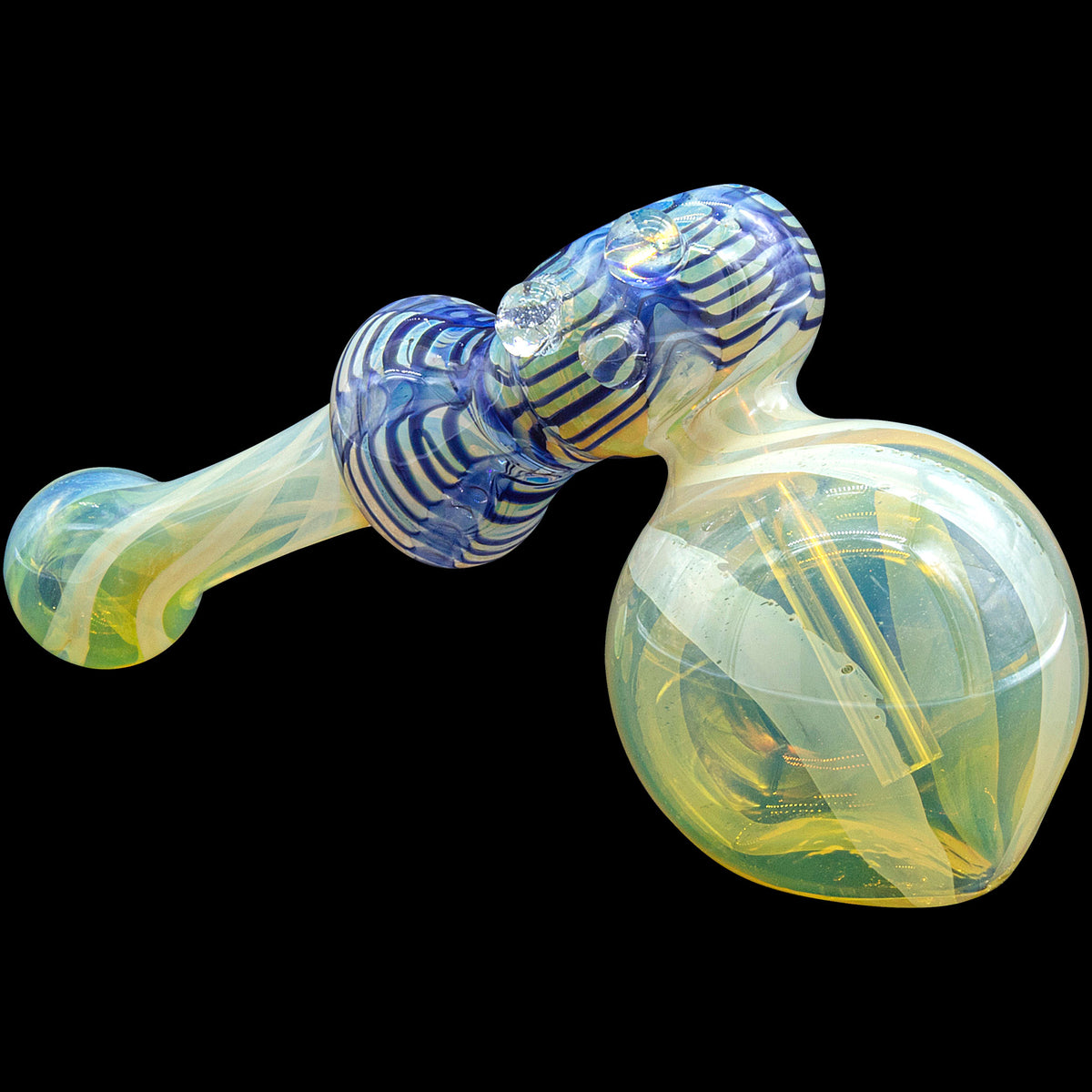 "Raked Hammer" Fumed Hammer Bubbler Pipe (Various Colors) – LA Pipes