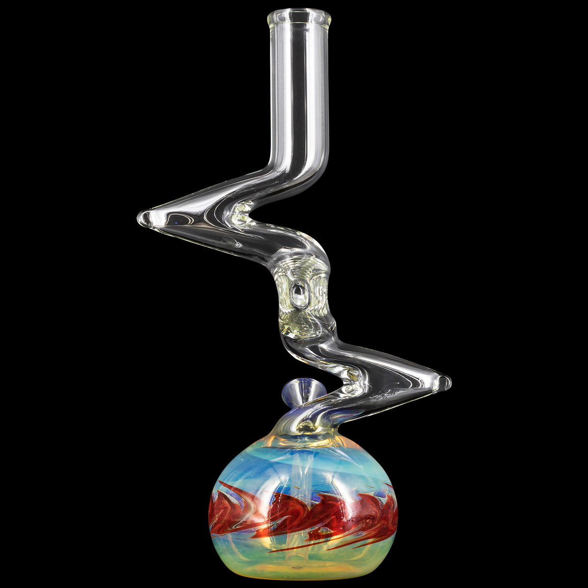 "Switchback" Bubble Base Bong – LA Pipes