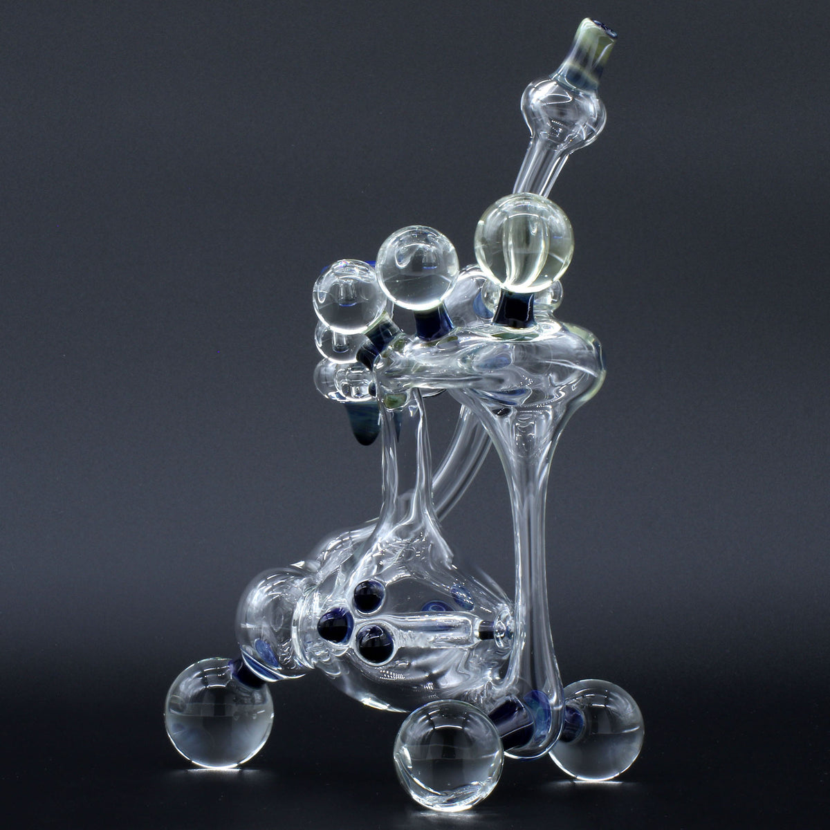 Clayball Glass "Milky Way" Heady Recycler Dab-Rig – LA Pipes