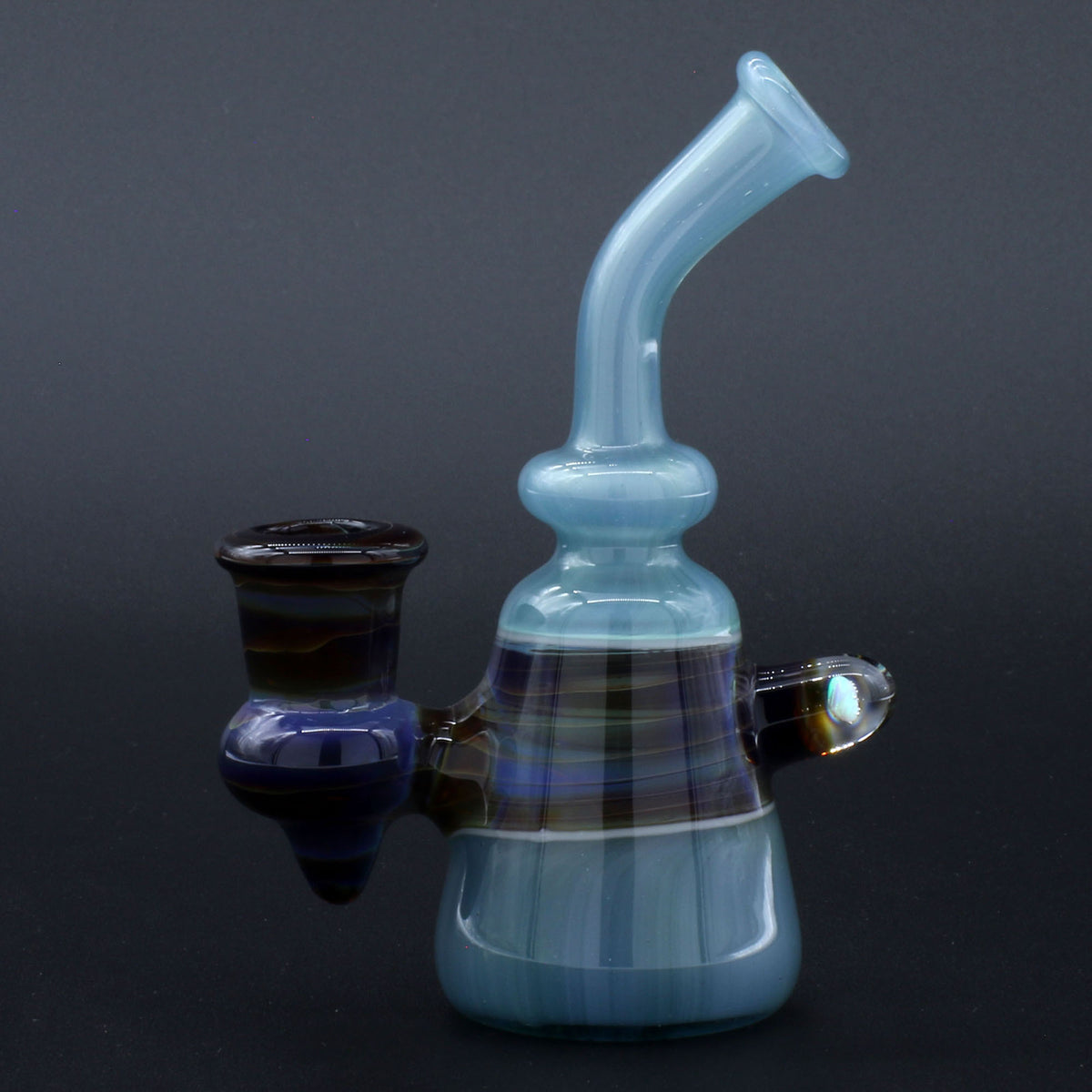 Clayball Glass "Opal Nebula" Heady Sherlock Dab Rig – LA Pipes