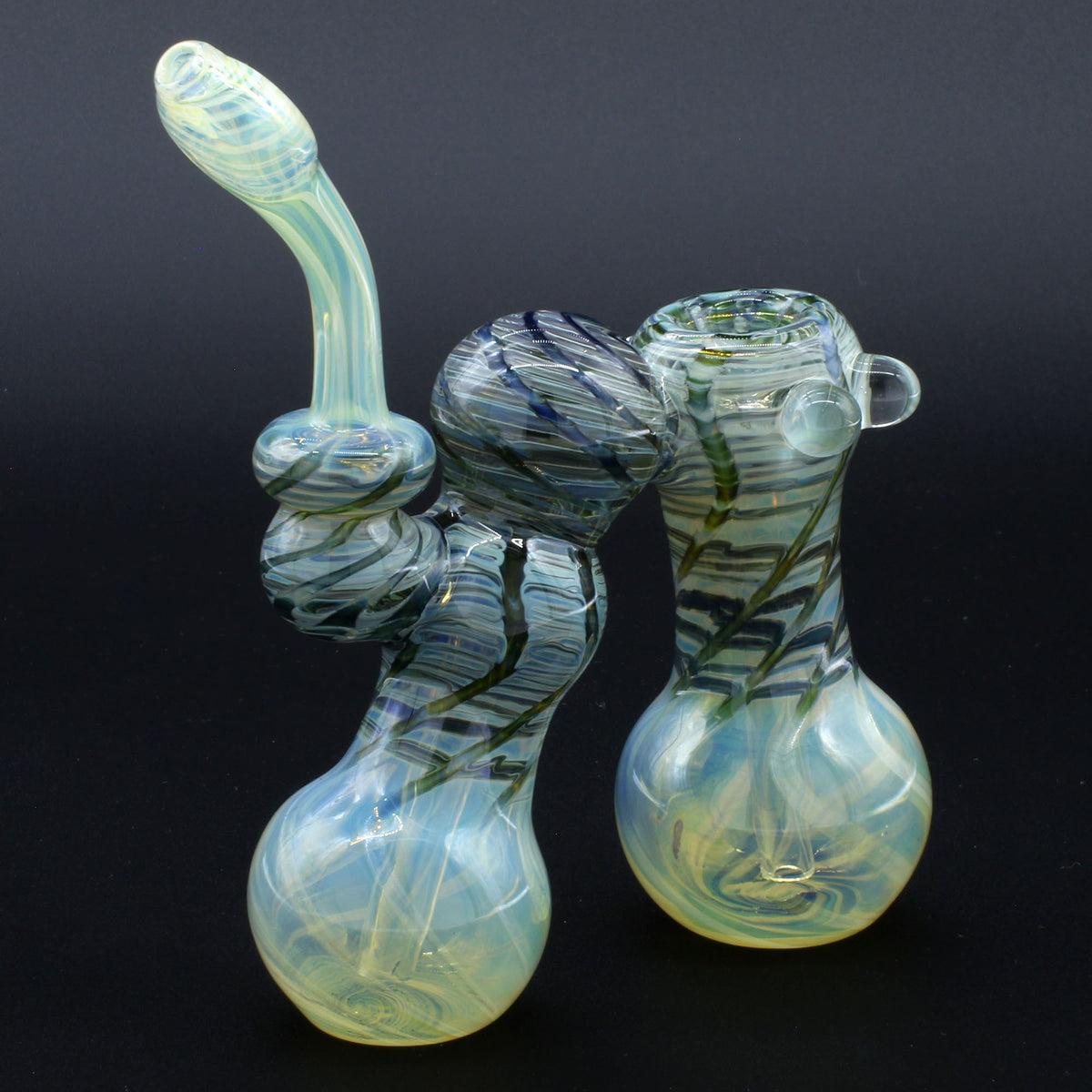 Clayball Glass "Dub-Bubb" Sherlock Double Bubbler – LA Pipes